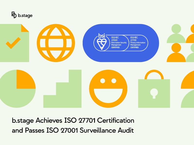 b.stage | b.stage Achieves ISO 27701 Certification and Passes ISO 27001 ...